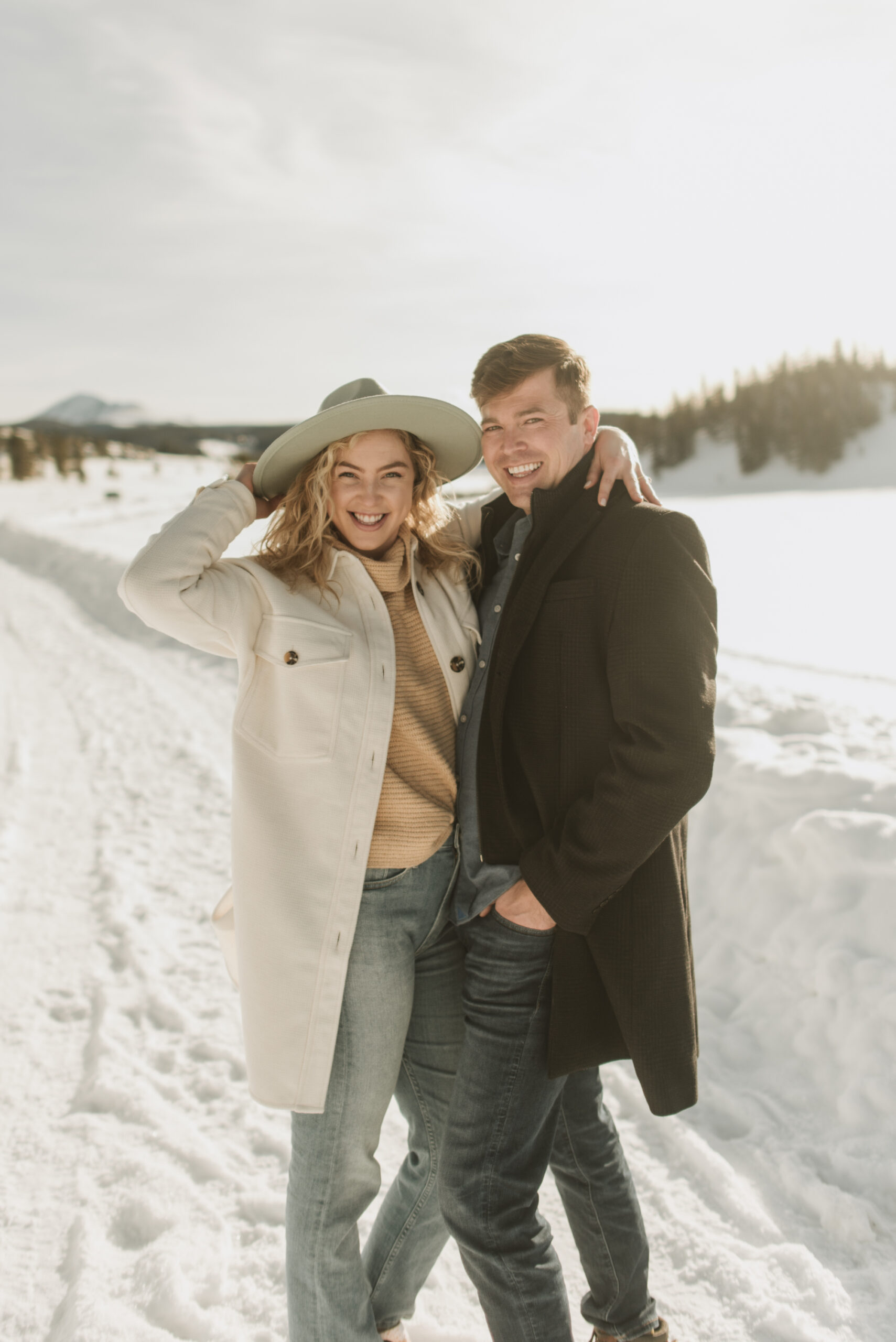Keystone Colorado Winter Engagement Session // Julianna + Jason ...